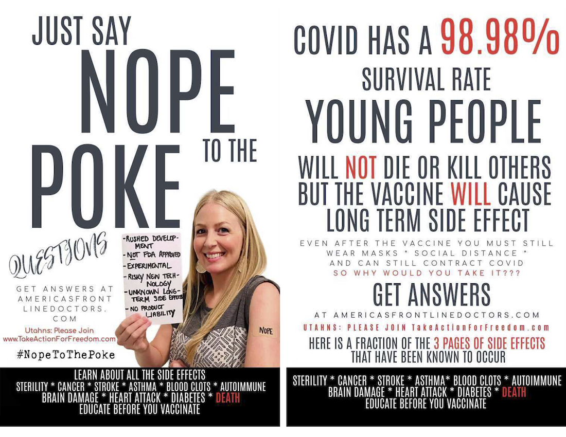 Vakseen Fliers for Kids & Adults - Take Action For Freedom